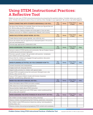 Problem Solvers: A Free Preschool STEM Curriculum